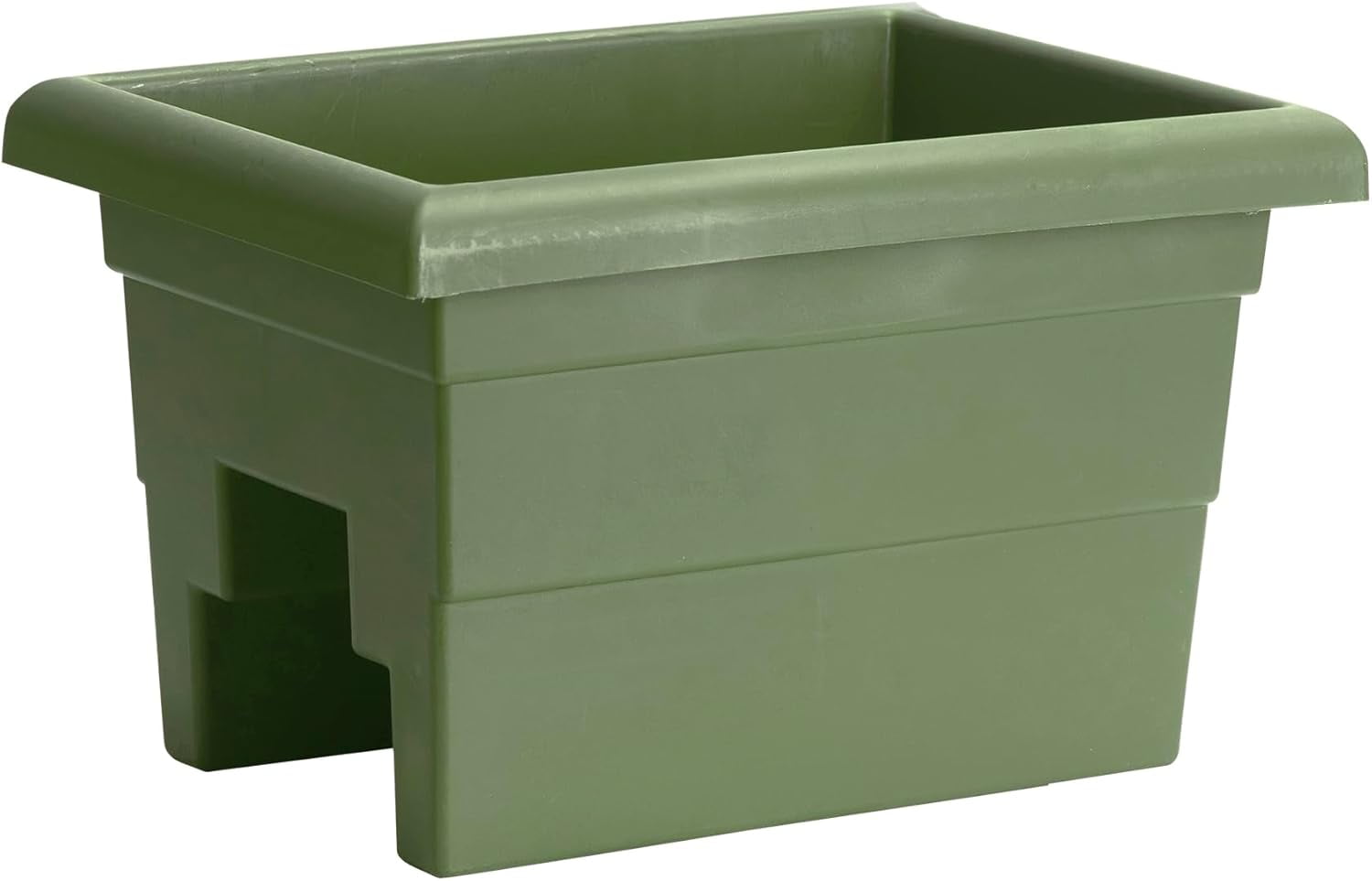 PORJGV Rail Planter Box for Balcony or Deck, Weather-Resistant Plastic ...