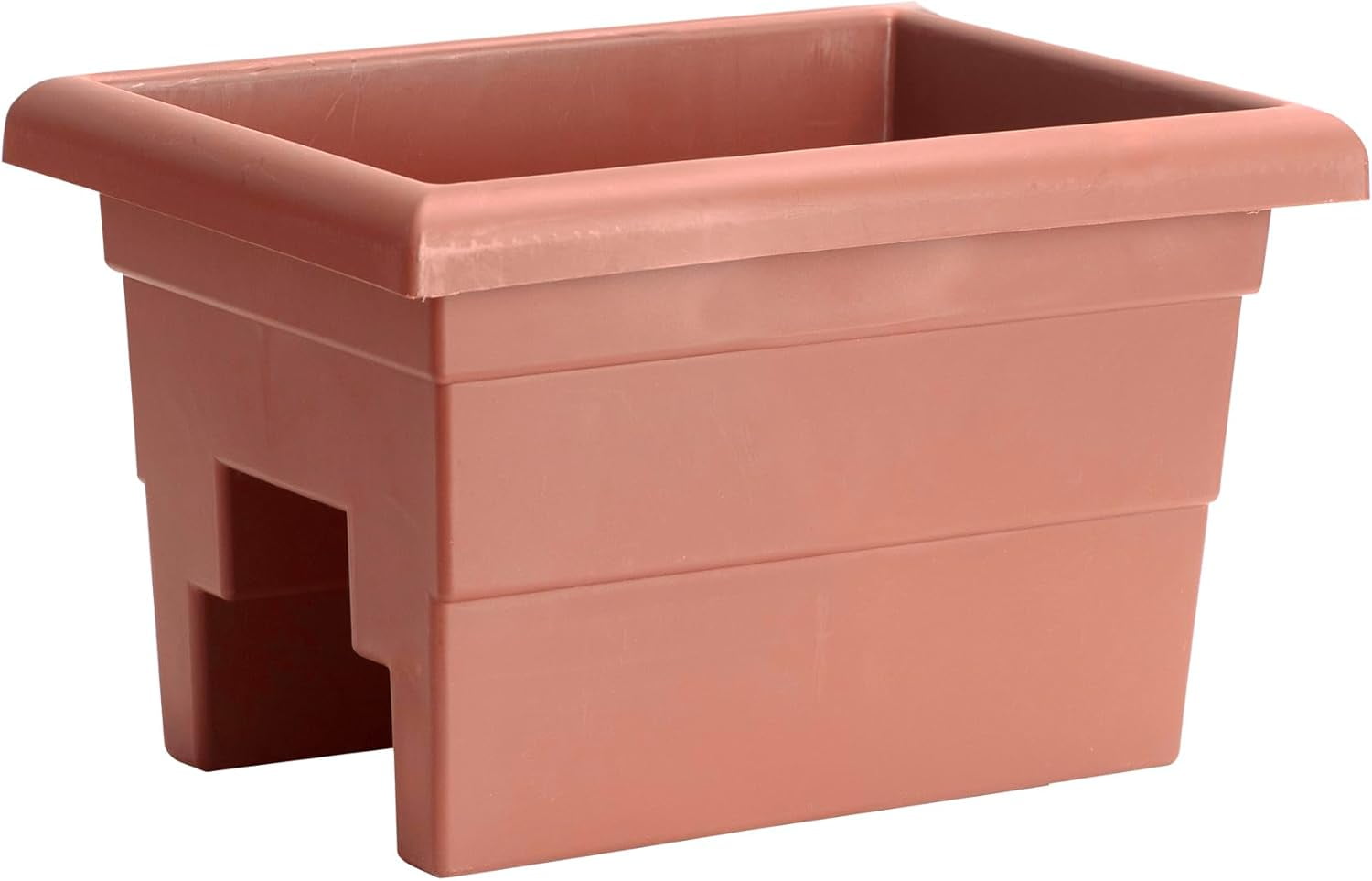 PORJGV Rail Planter Box for Balcony or Deck, Weather-Resistant Plastic ...