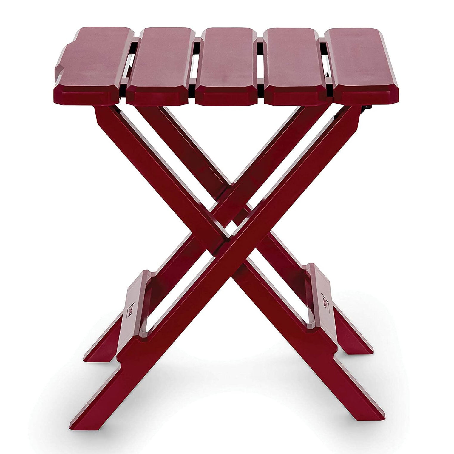 PORJGV Red Folding Adirondack Plastic Side Table for Camping, Patio ...