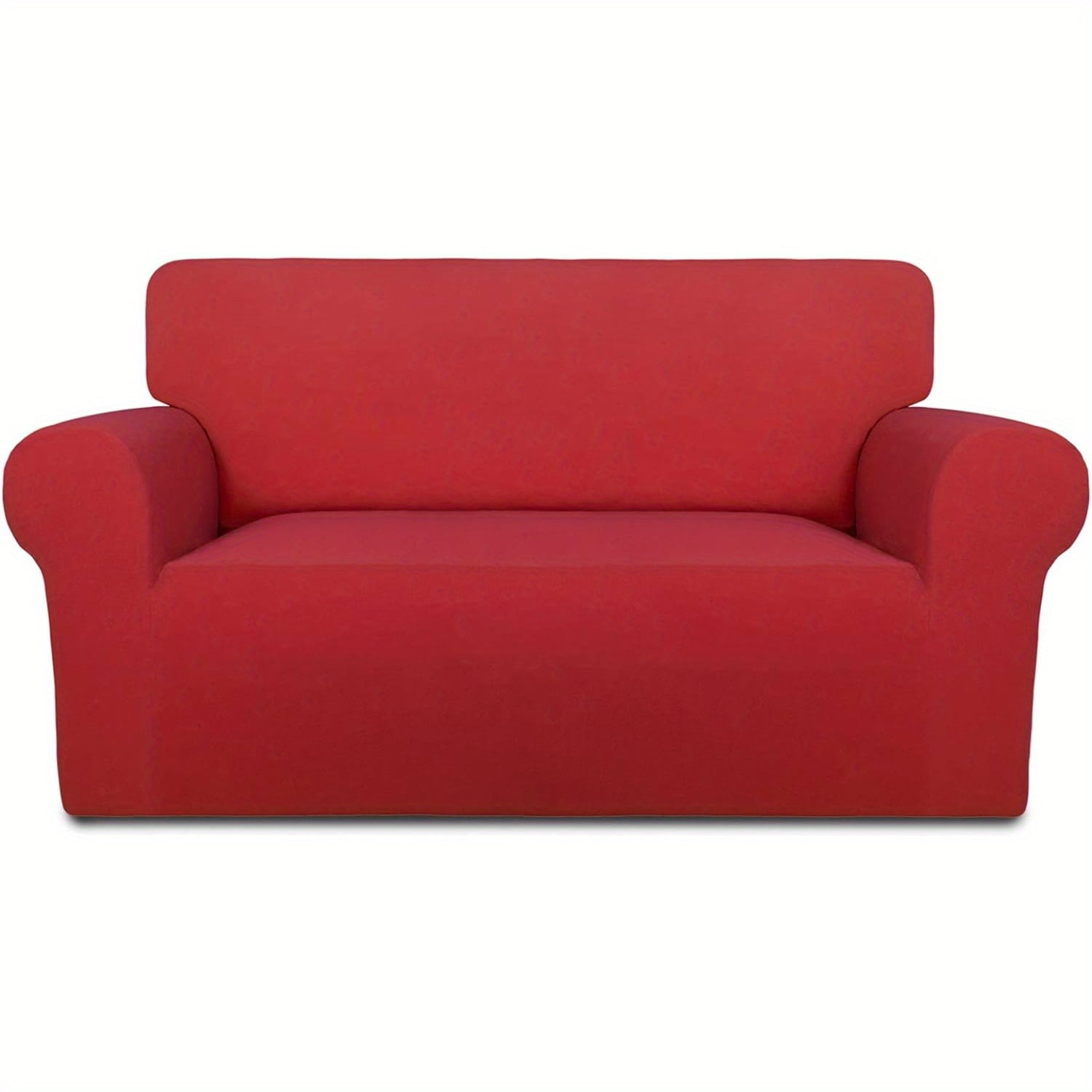 PORK Solid Pure Colour Home Couch Stretch Sofa SlipCover 2 Seater ...