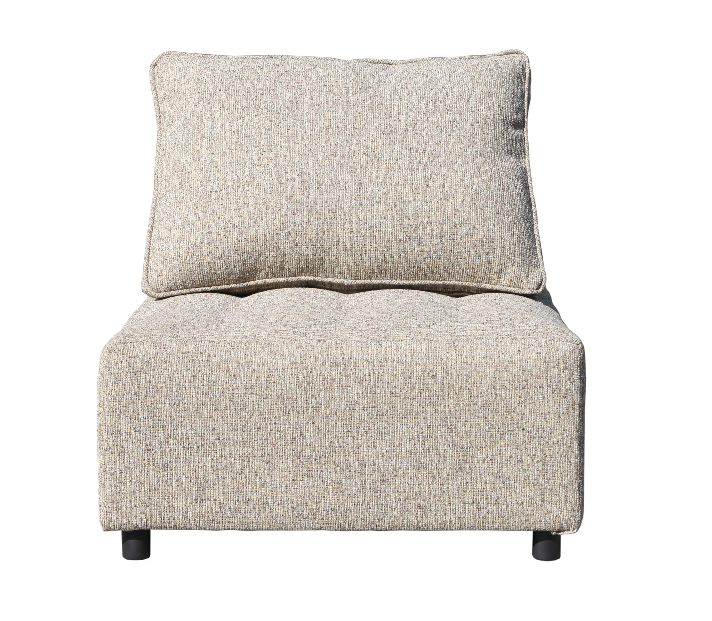 PORKISS Outdoor Modular Sofa, Modern Modular Couch with Metal Structure ...