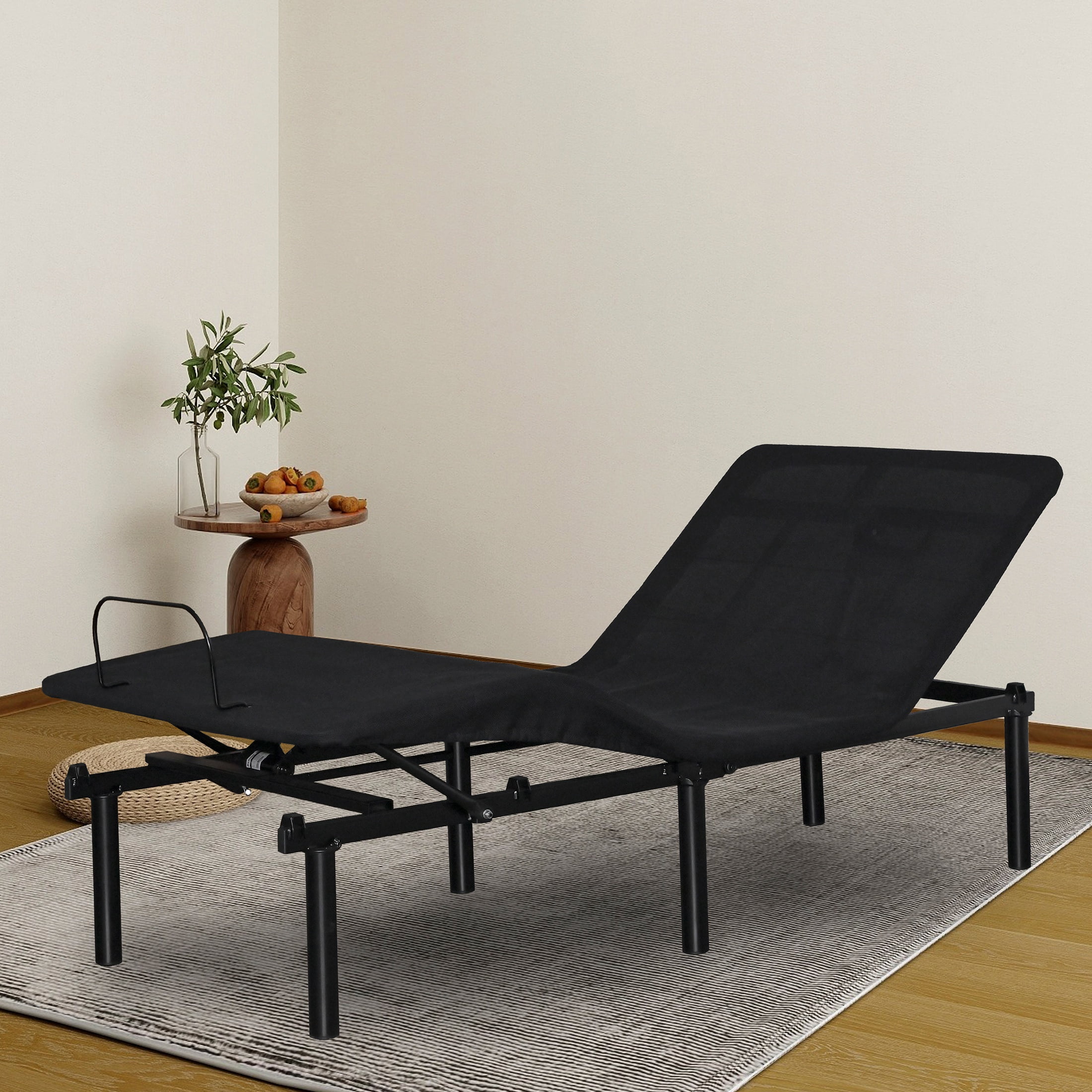 PORKISS Twin-XL Adjustable Bed Base, Steel Electric Bed with Motorized ...