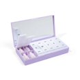 PORT X POLISH Weekly Pill Organizer AM/PM 2X Daily, Modern 7-Day ...