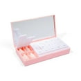 Blush Pink AM/PM Pill Box - Walmart.com