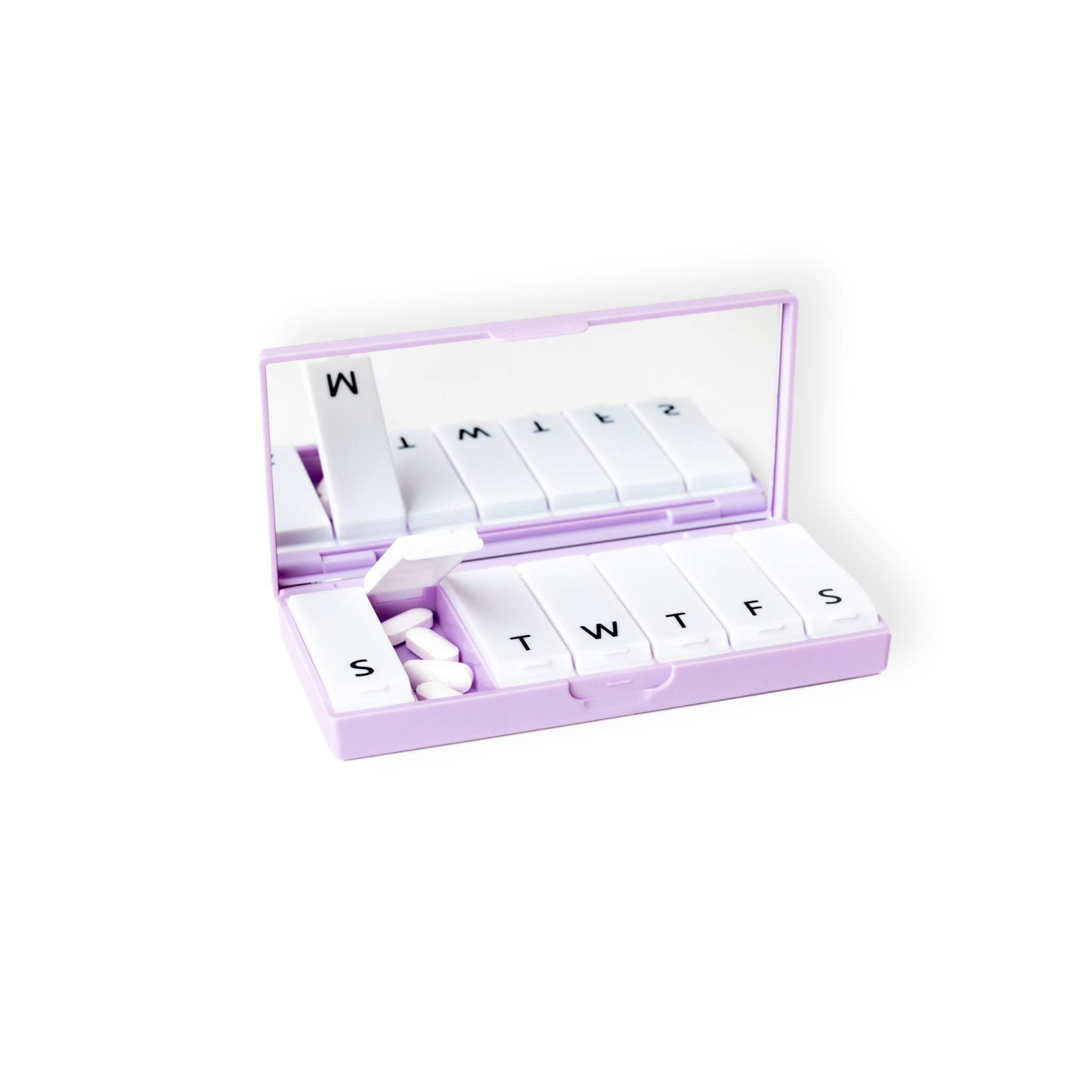 Lilac Pill Box - Walmart.com