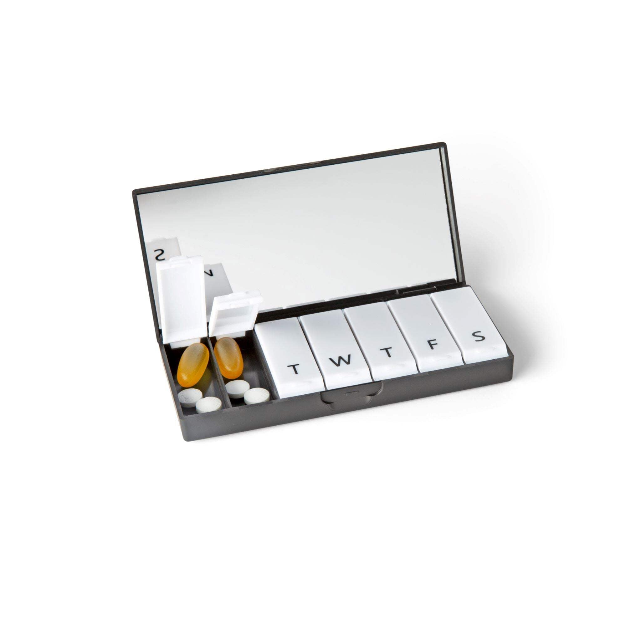 Classic Black Pill Box - Walmart.com