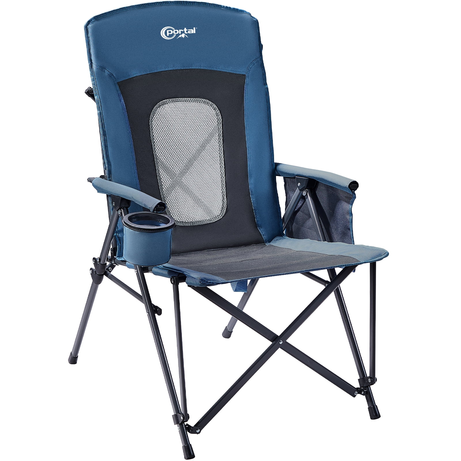 PORTAL Folding Camping Chair High Back for Adults, Portable Oversized ...