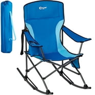 GCI Outdoor RoadTrip Rocker Foldable Rocking Camp Chair, Indigo ...