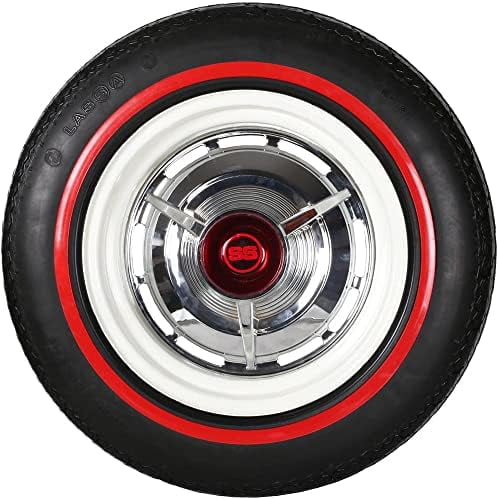 PORTAWALL 16" Black Red Wall Tires Insert Rims Side Wall 4 pcs. / Port ...