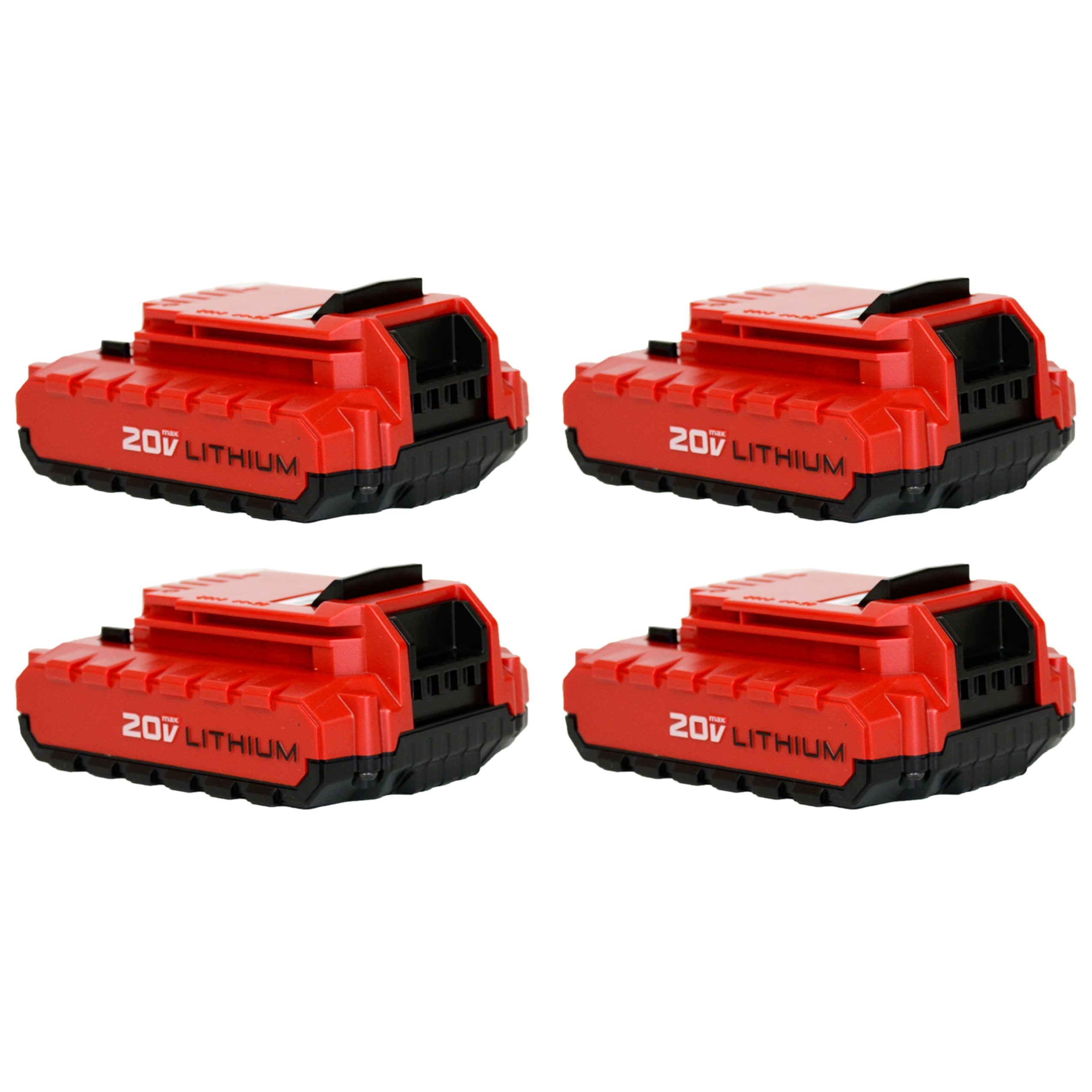 PORTER CABLE 20-Volt Max Lithium-Ion Batteries, 4-Pack, PCC680L ...