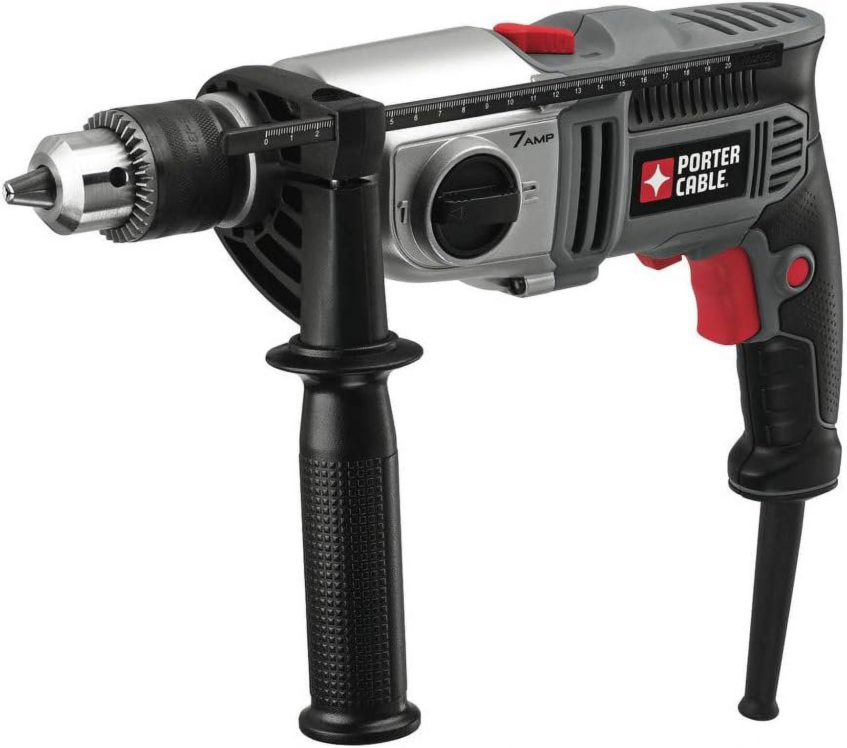 PORTER-CABLE Hammer Drill, 1/2-Inch, 7-Amp, Dual Speed PC70THD ...