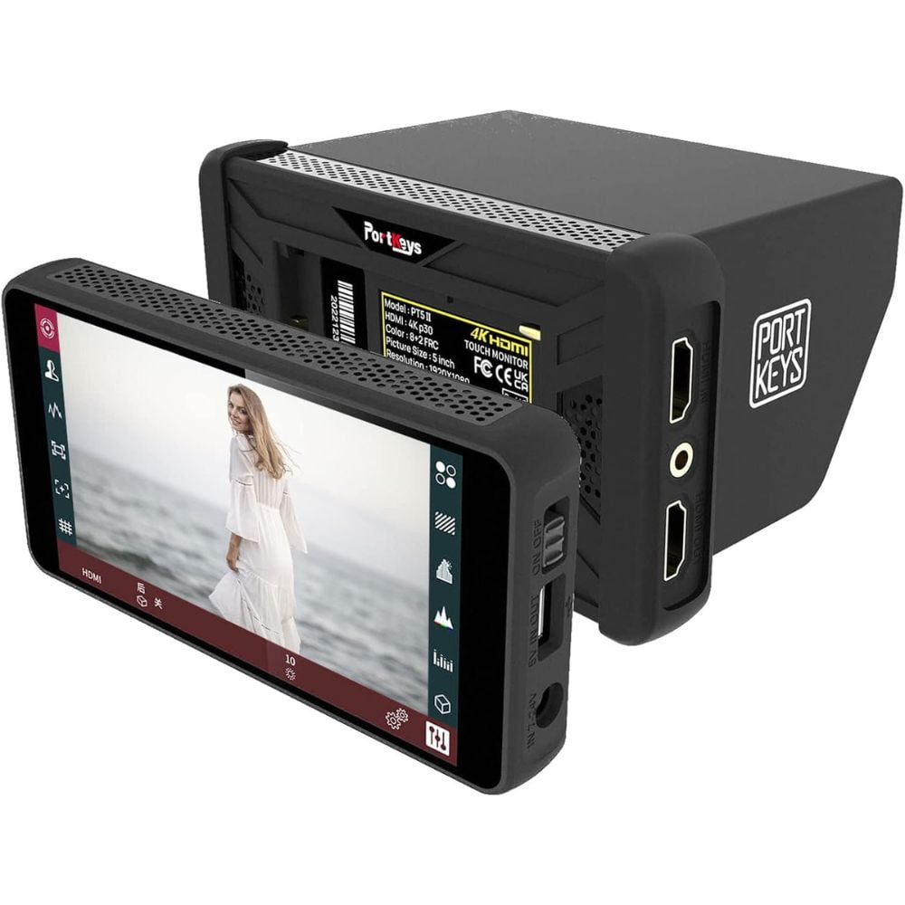 PORTKEYS PT5 II 5" 4K HDMI Touchscreen Monitor with 3D LUT Support ...