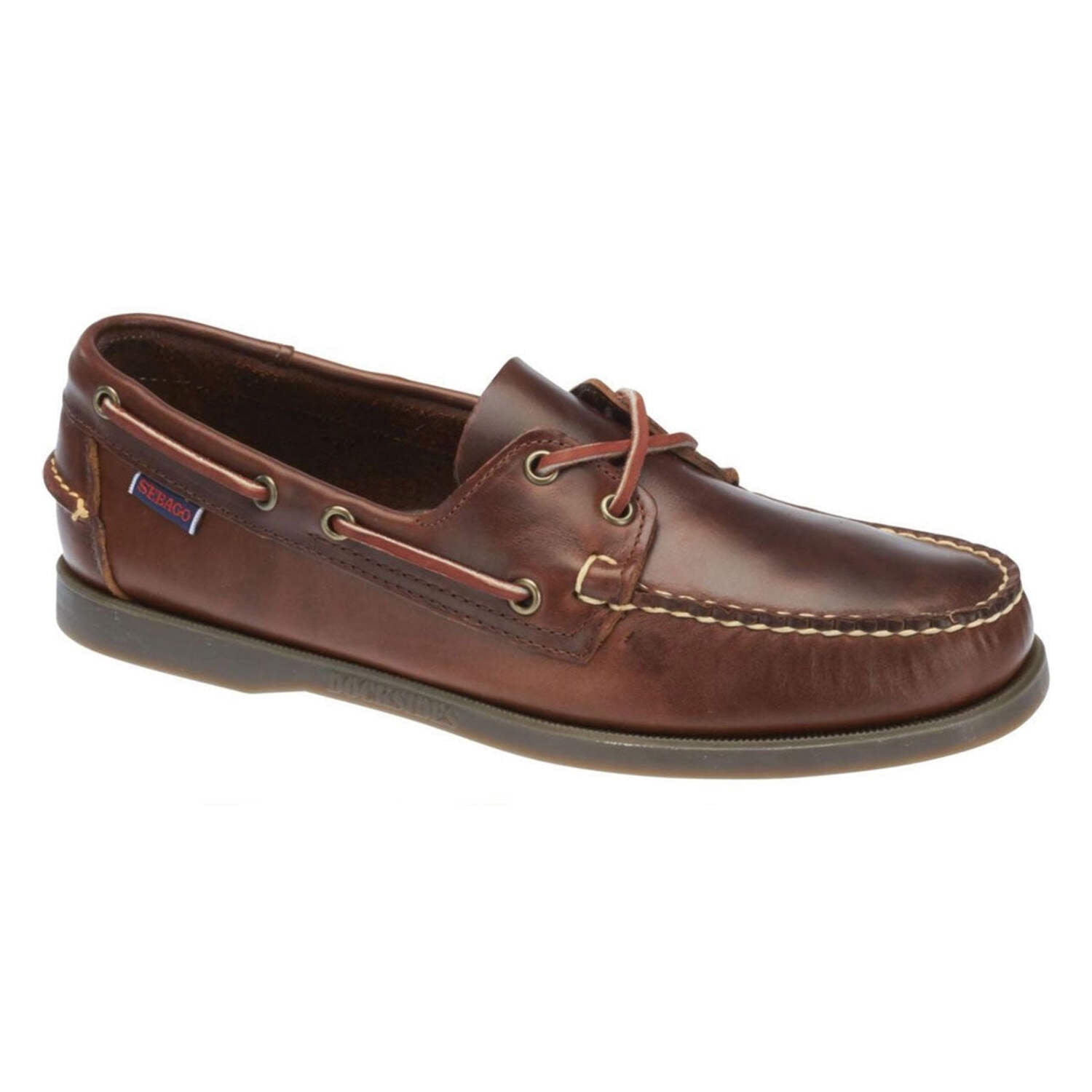 SEBAGO PORTLAND WAXED - DOCKSIDES Shoes Dark Brown Gum - 930 - Walmart.com