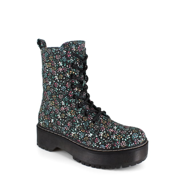PORTLAND by Portland Boot Company Women's Platform Lace Up Boot ...