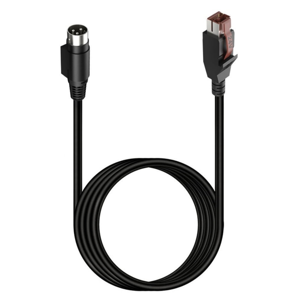 POS System Power Cord Powered USB 24V 5V 12V to Power DIN 3P Male Cable ...