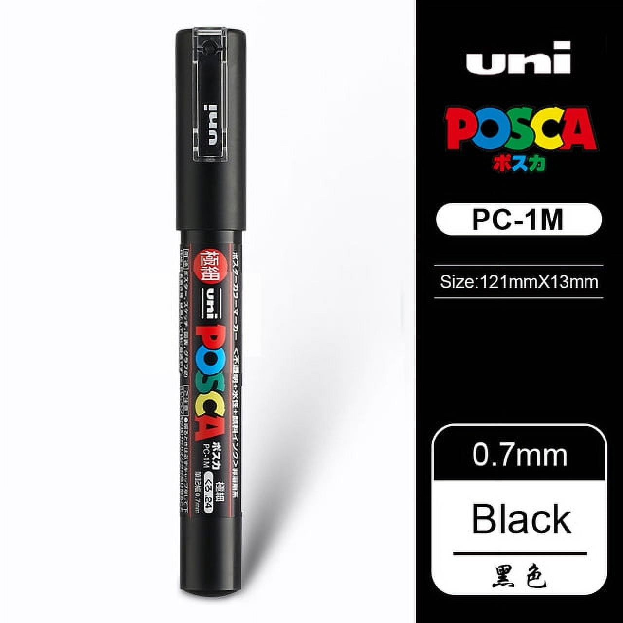 POSCA Markers Set PC-1M/3M/5M Permanent Acrylic Paint Pen Quick Dry ...