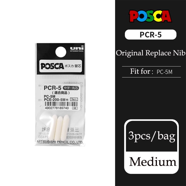 POSCA New Paint Marker Set with Original Portable Zipper Bag,PC-1M 36 ...