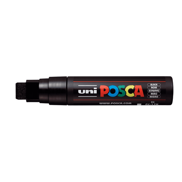 POSCA Big Tip Paint Marker, PC-17K Extra Broad Rectangular Chisel ...