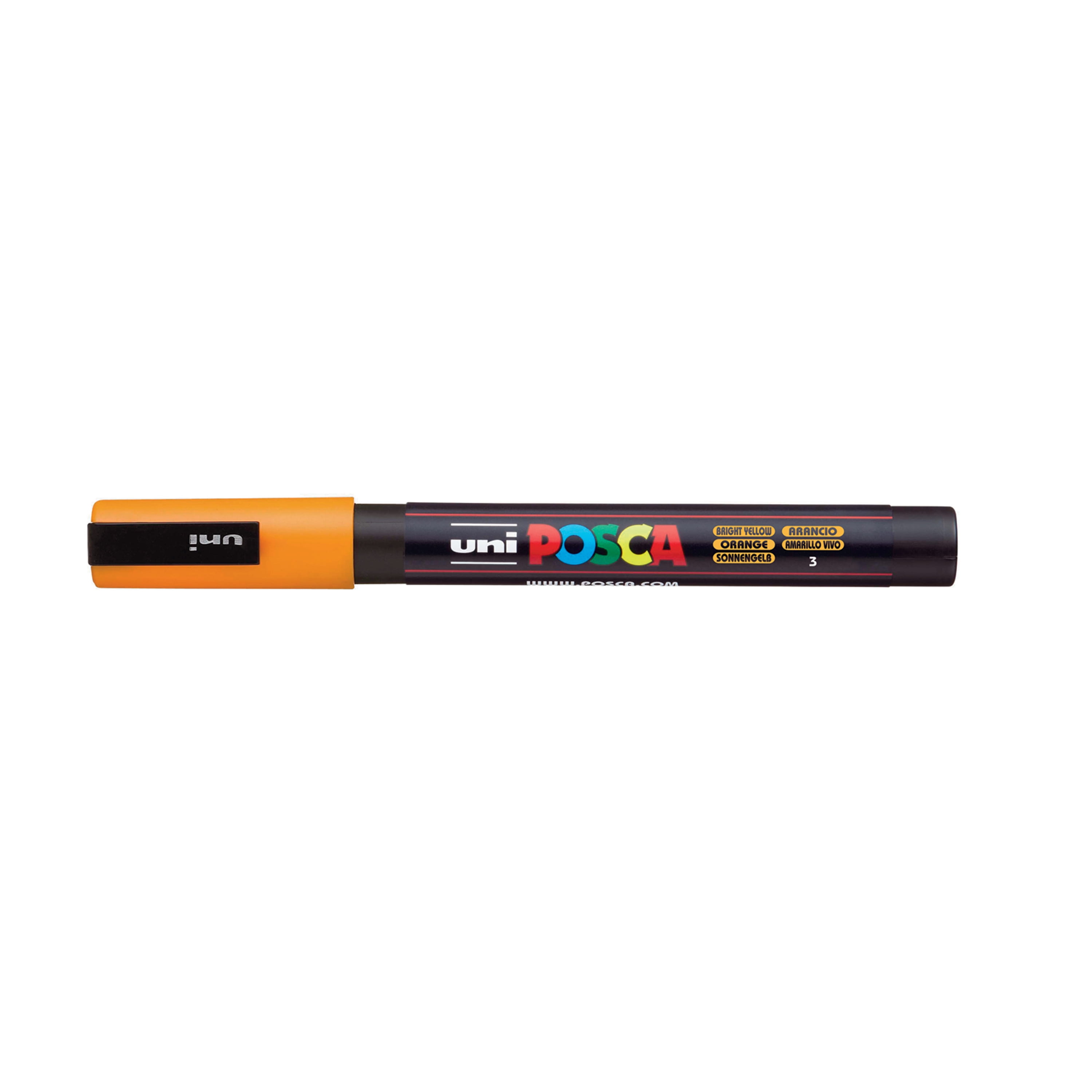 POSCA Paint Marker, PC-3M Fine Bullet, Bright Yellow - Walmart.com