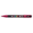 POSCA Paint Marker, PC-3M Fine Bullet, Dark Red - Walmart.com