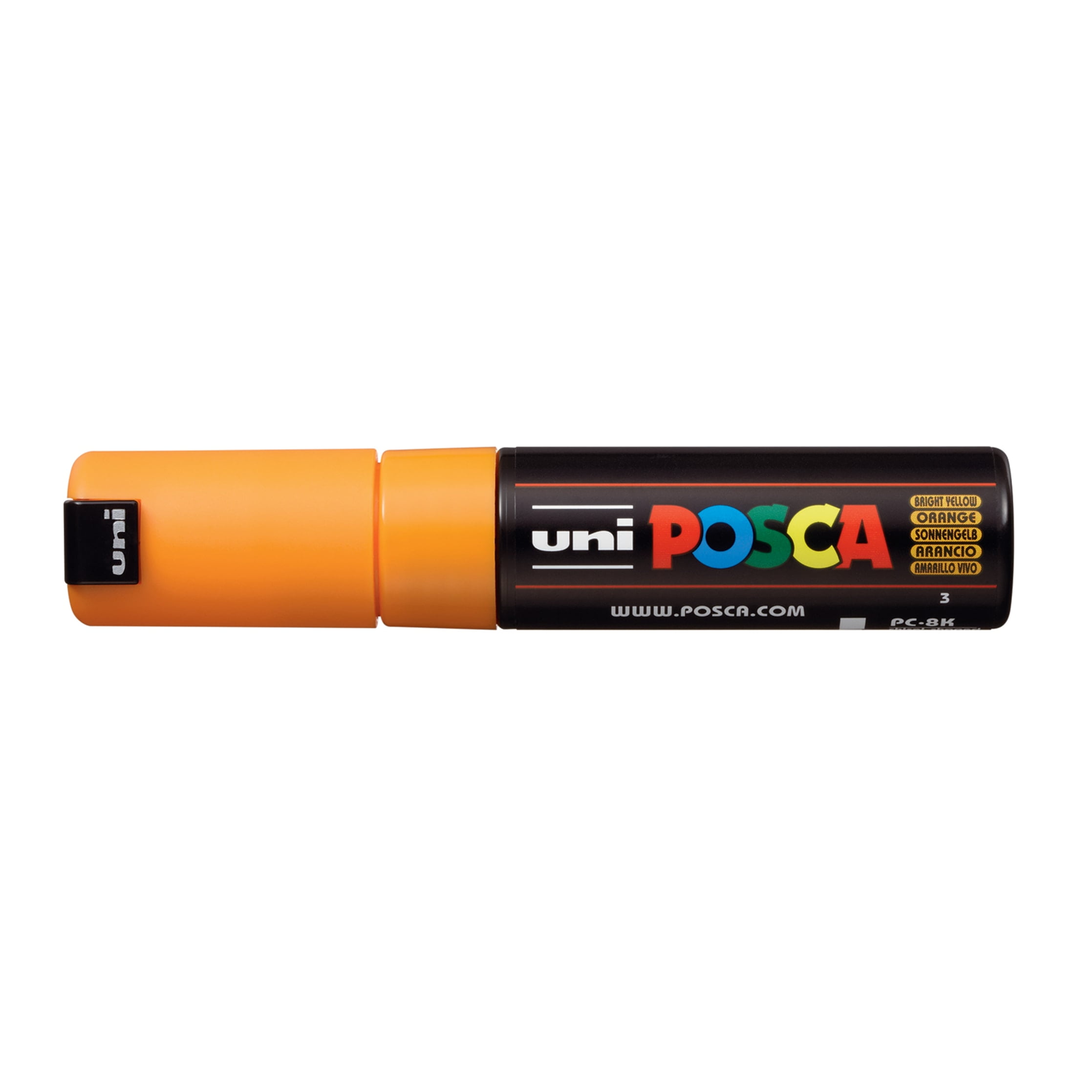 POSCA Paint Marker, PC-8K Broad Chisel, Bright Yellow - Walmart.com