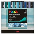 POSCA Non-toxic Art Pack, Paint Marker Set, 8 Cool Tone Colors, PC-5M ...