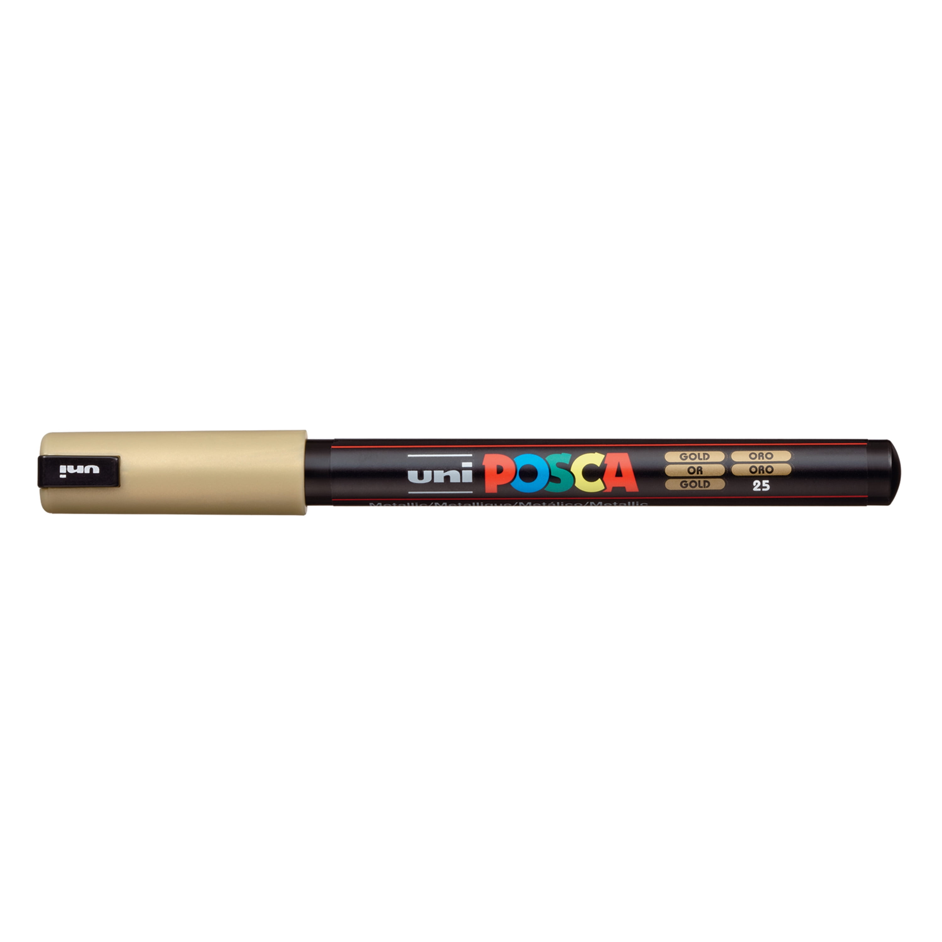 POSCA Paint Pen, PC-1MR Ultra-Fine Tip, Gold - Walmart.com