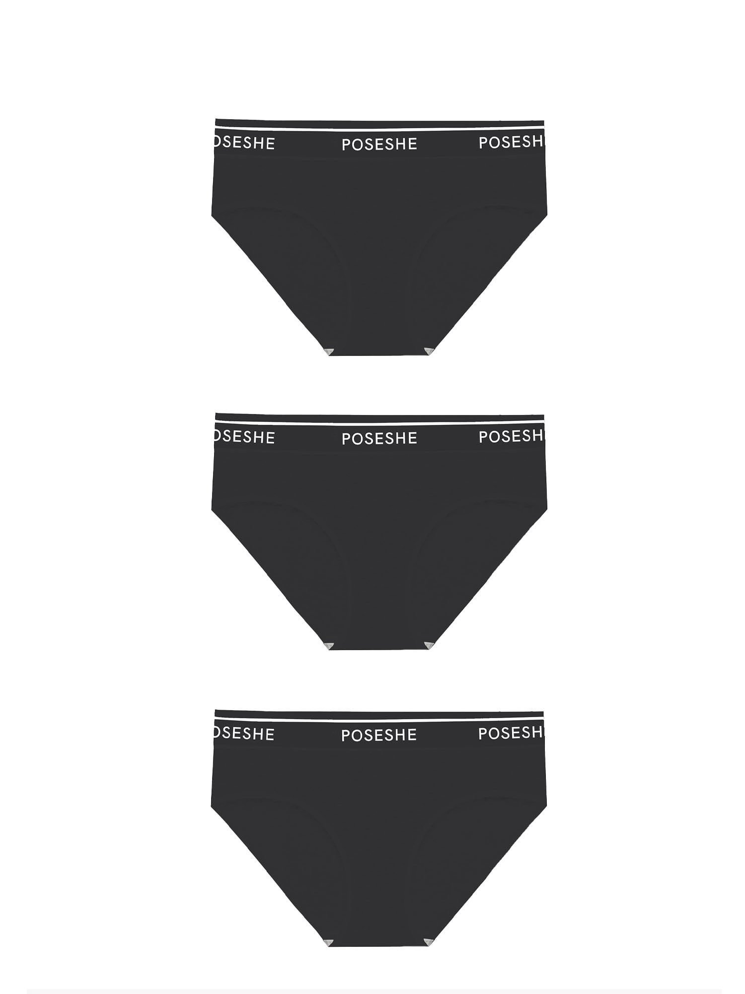 POSESHE Women's Micro Modal Hipster Panties, S-5XL, 3-Pack - Walmart.com