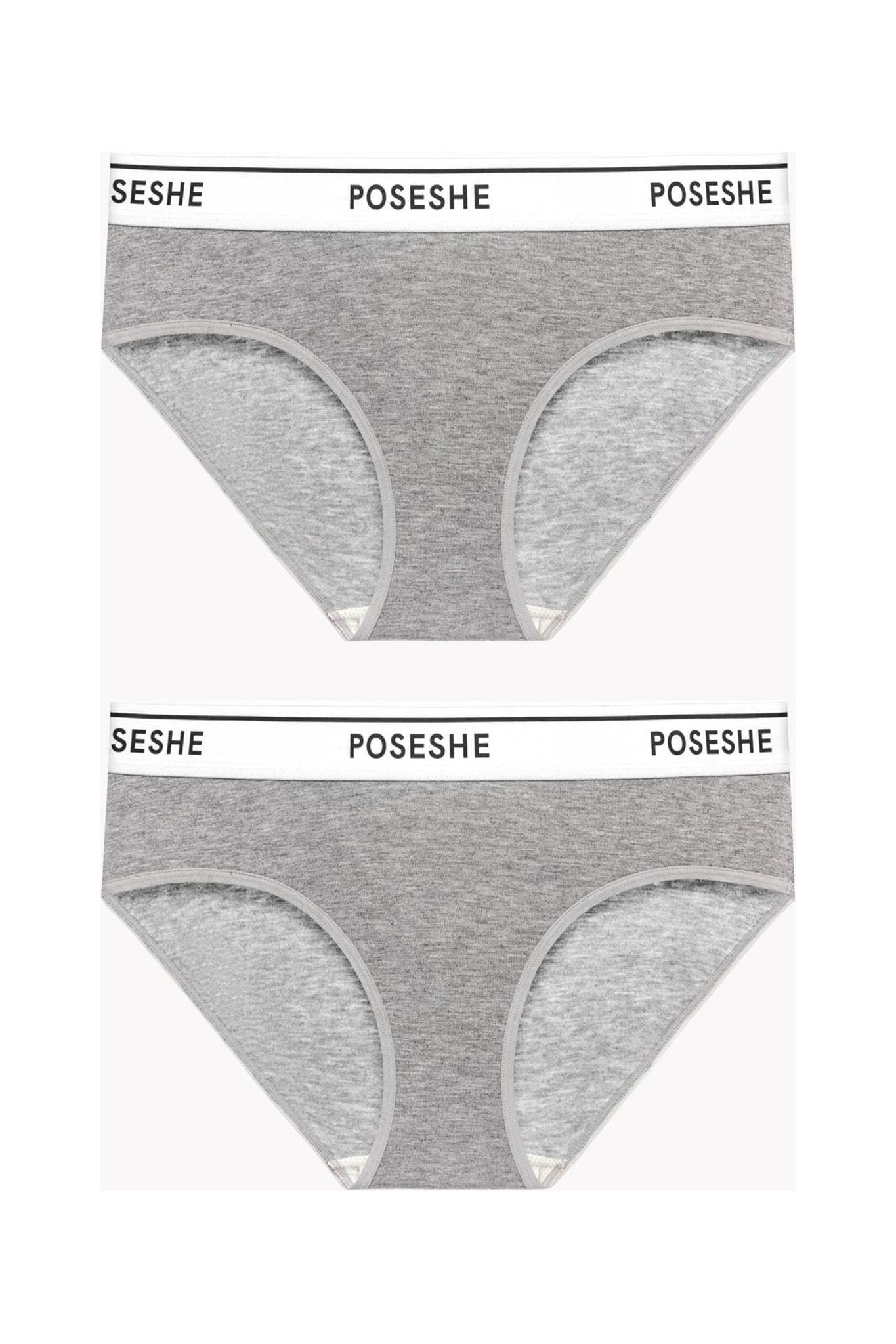 POSESHE Women's Underwear, Micro Modal Bikini Panties, S-5XL, 2-Pack ...