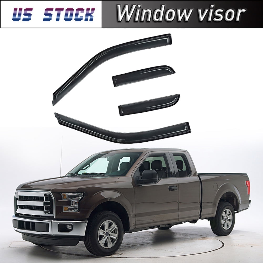 POSSBAY For Ford F150/F250/F350/F450/F550 Super Cab 2017-2020 Window ...