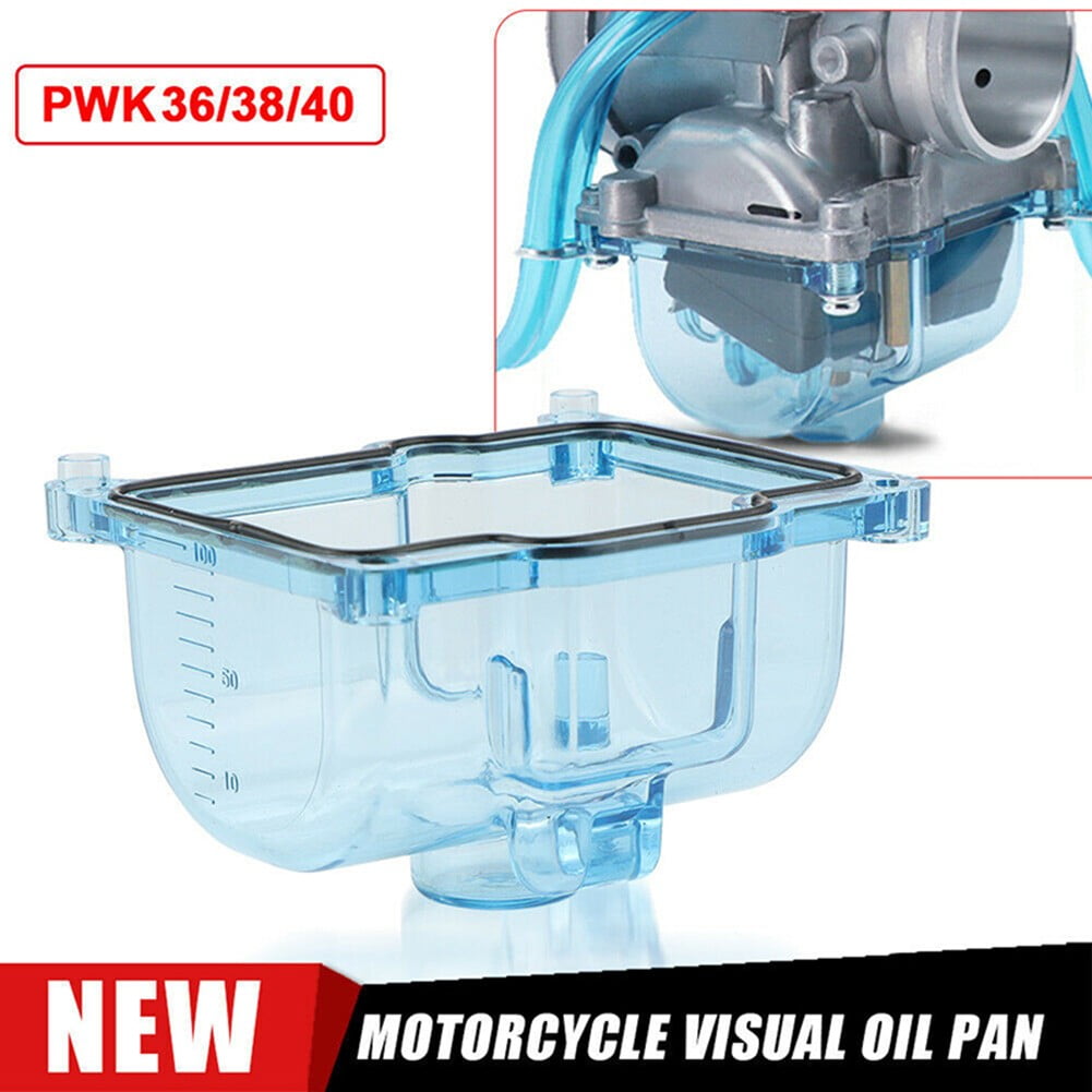 POSSBAY Motorcycle Carburetor Clear Float Chamber Carb Bowl Bottom Fit ...