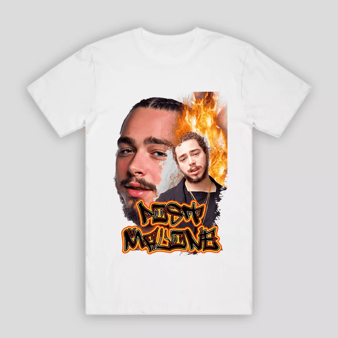 POST MA.LONE RAPPER MUSIC HIP HOP R&B VINTAGE TEE ARTIST PO - Walmart.com