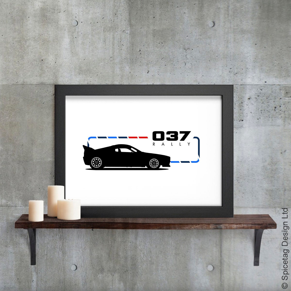 POSTER 037 Rally 80s Car A3 Print Retro Group B 80s Sports Racing Motor ...