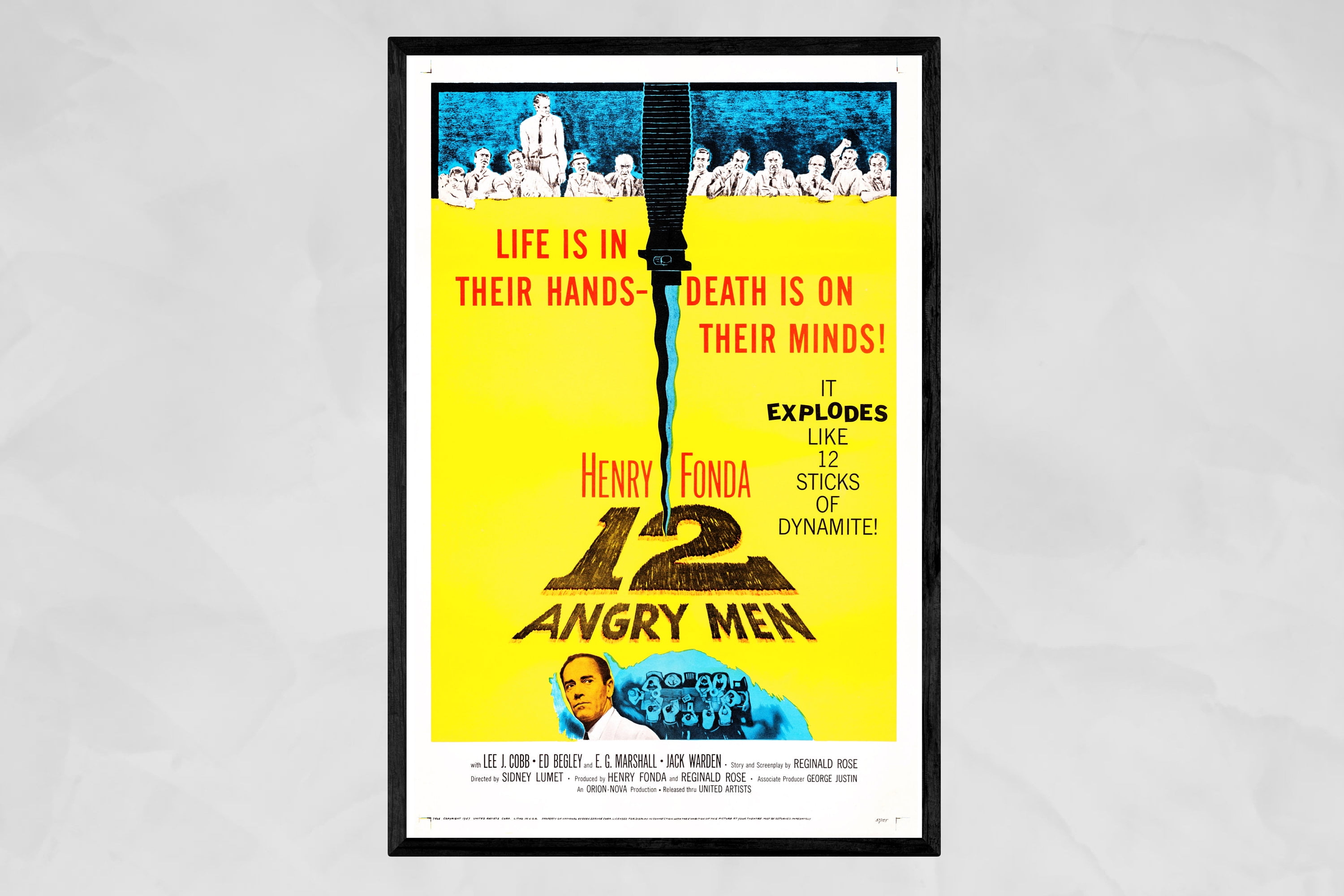 POSTER 12 Angry Men (1957) Classic Movie Poster Henry Fonda Vintage ...