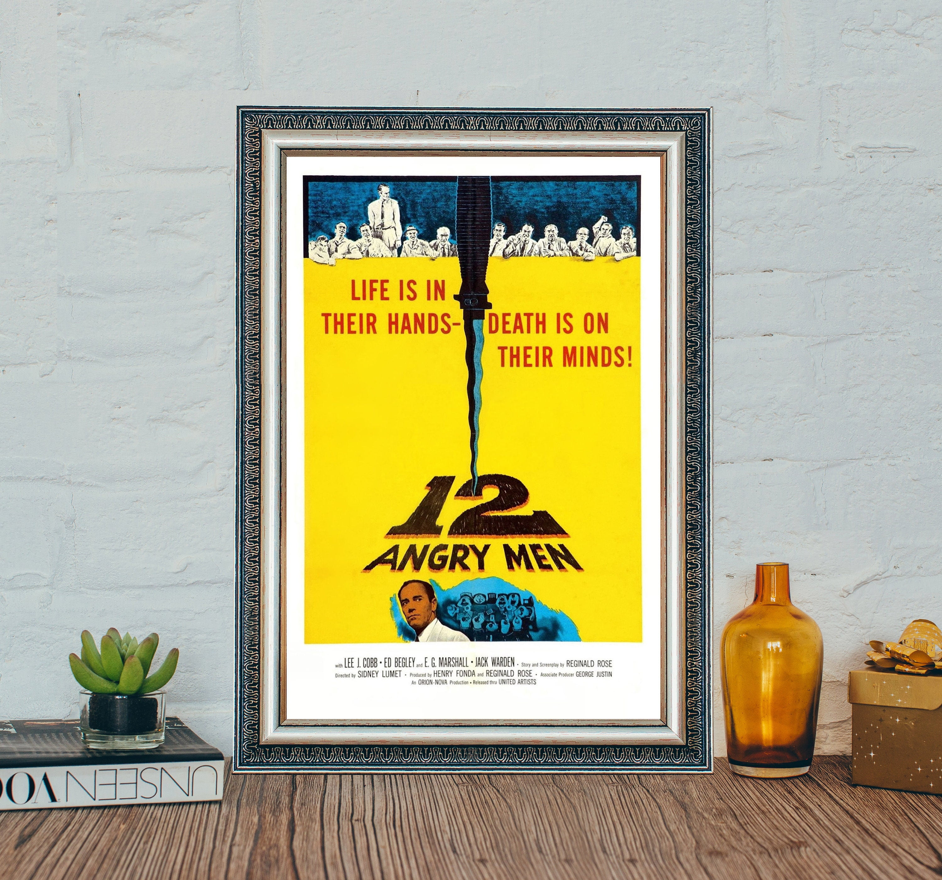 POSTER 12 Angry Men Movie Poster, Classic Movie 12 Angry Men Poster ...