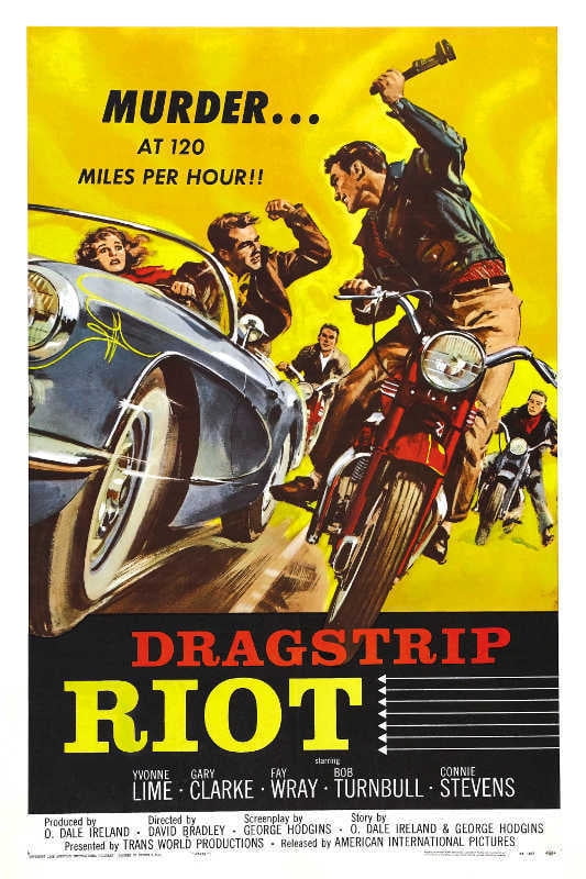POSTER 1958 DRAGSTRIP RIOT VINTAGE DRAMA MOVIE POSTER PRINT STYLE A ...