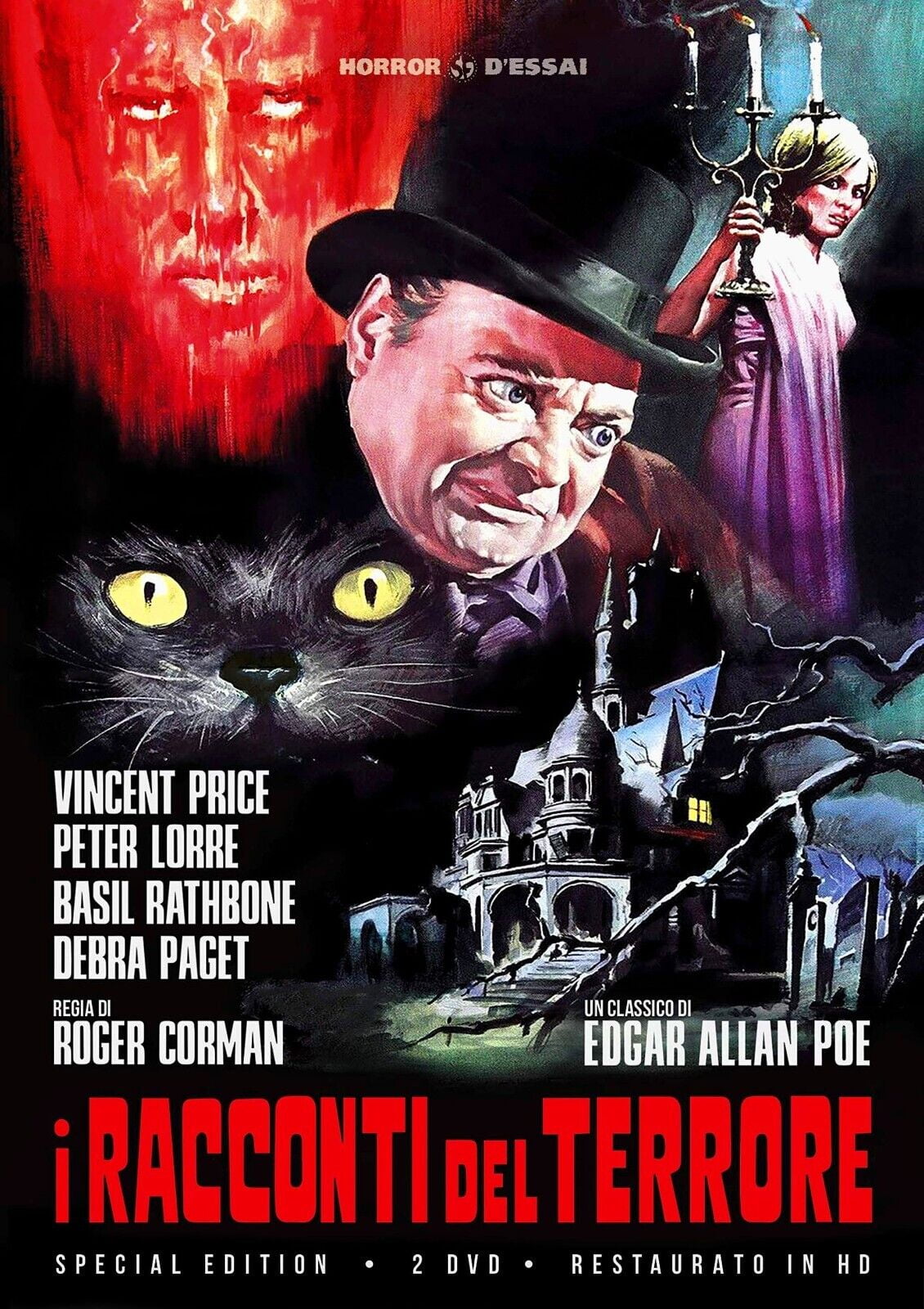 POSTER 1963 The Raven Movie Poster Vincent Price Boris Karloff Jack ...