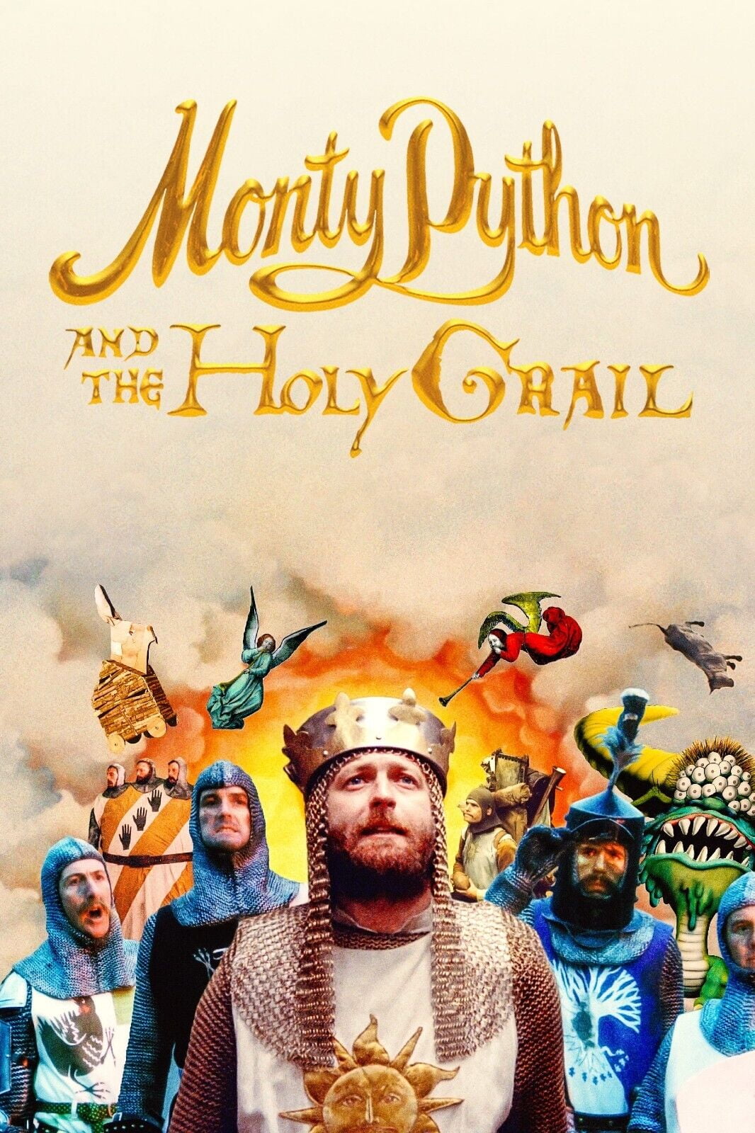 POSTER 1975 Monty Python And The Holy Grail Movie Poster King Arthur ...