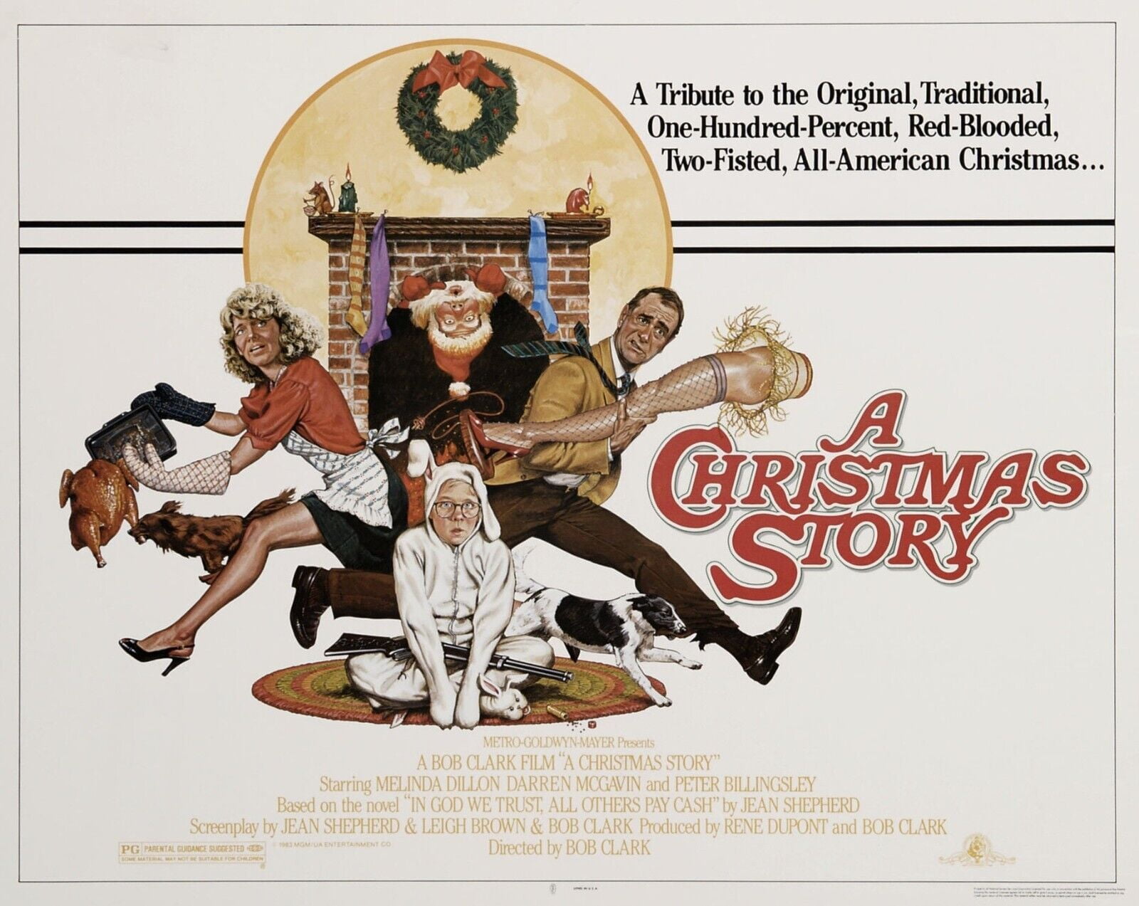 POSTER 1983 A Christmas Story Movie Poster Ralphie Red Ryder Major ...