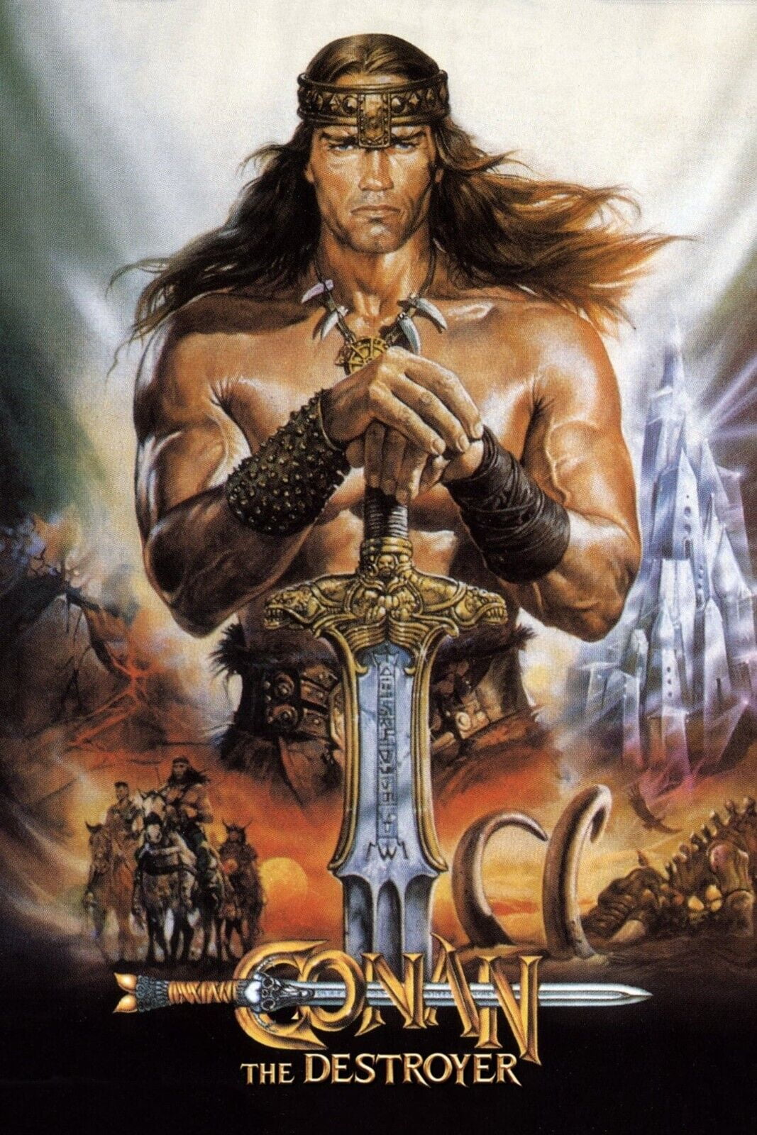 POSTER 1984 Conan The Destroyer Movie Poster Arnold Schwarzenegger ...