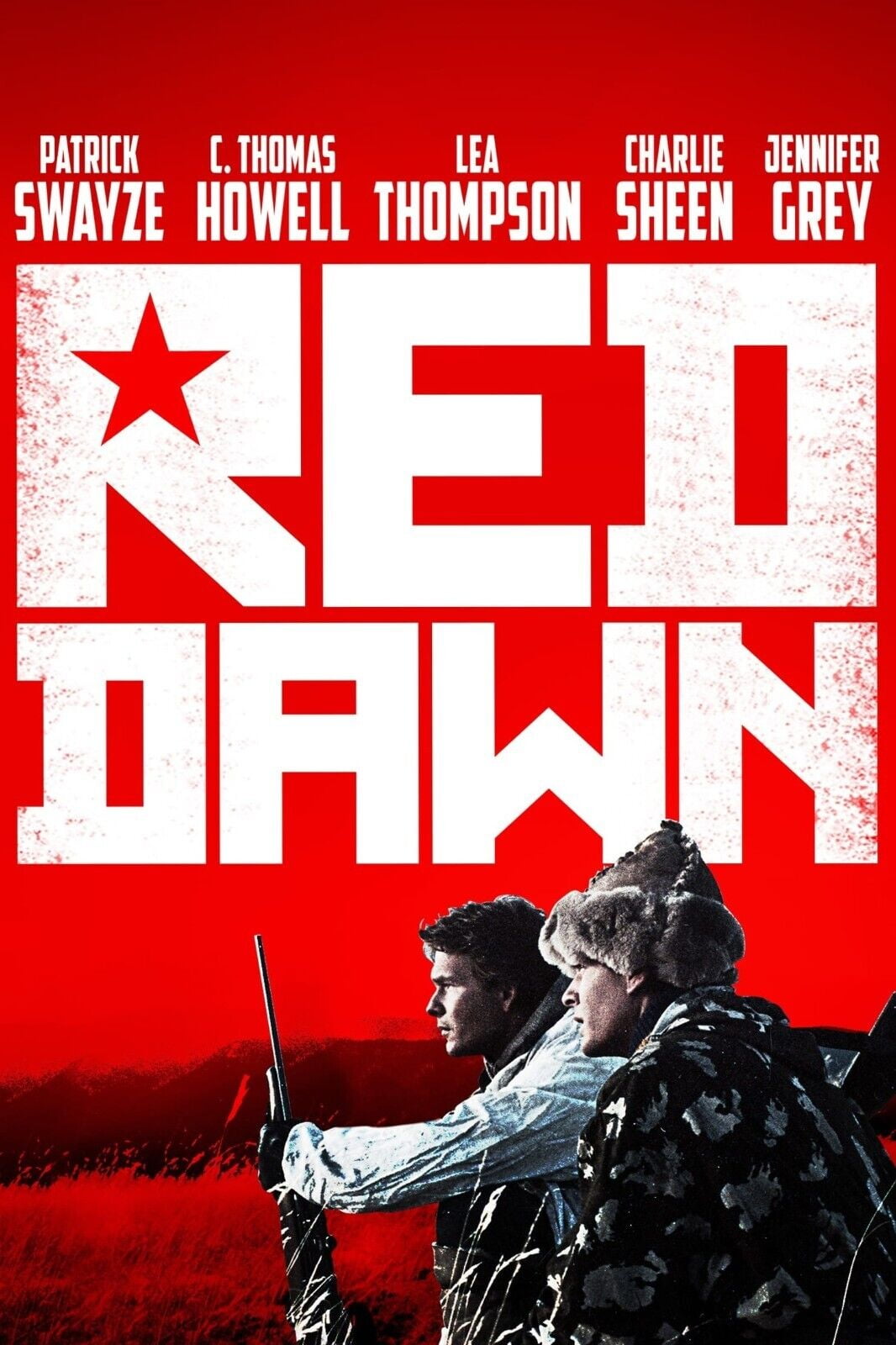 POSTER 1984 Red Dawn Movie Poster Patrick Swayze Charlie Sheen Jennifer ...