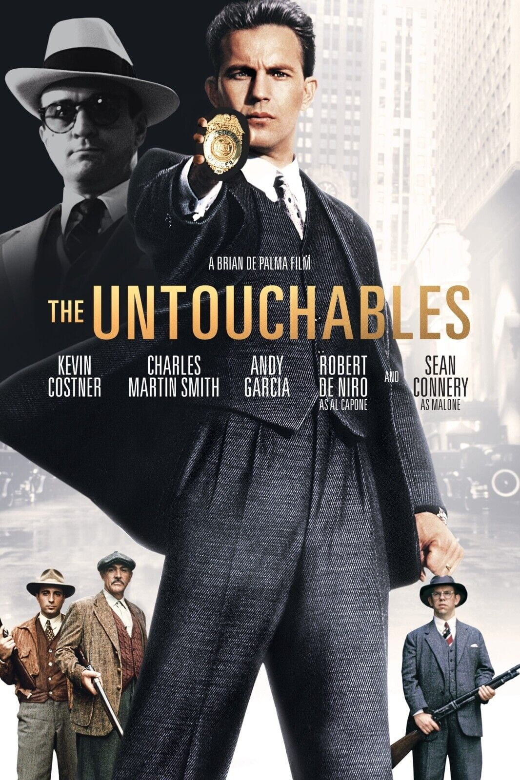 POSTER 1987 The Untouchables Movie Poster Al Capone Sean Connery Kevin ...