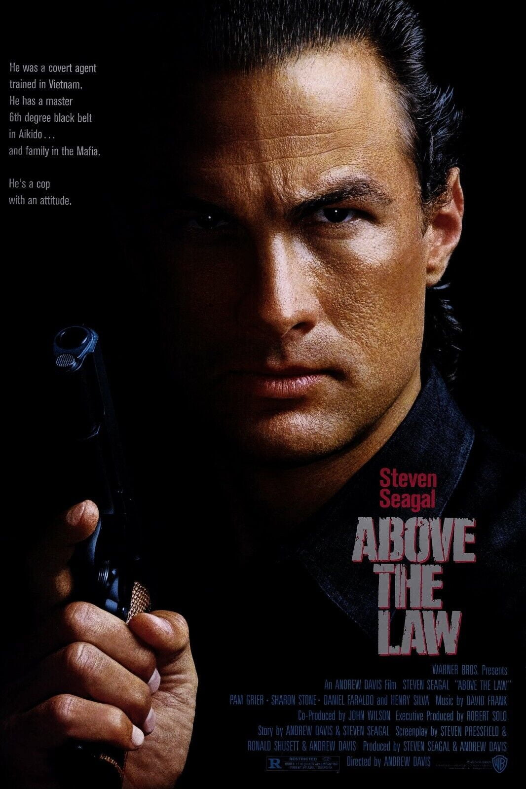 POSTER 1988 Above The Law Movie Poster Steven Seagal Pam Grier Sharon ...