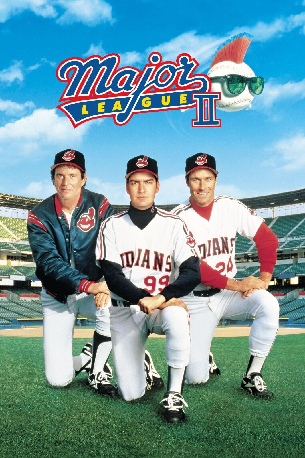POSTER 1994 Major League II Movie Poster Charlie Sheen Rick Wild Thing Vaughn ⚾🍿-24x36-UNFRAMED ...