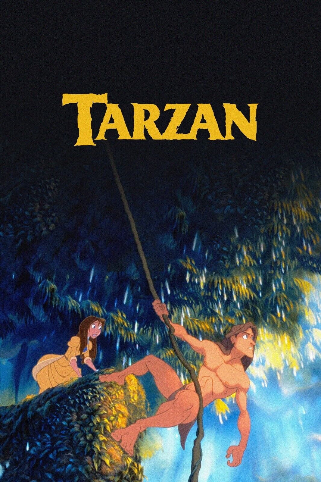 POSTER 1999 Walt Disneys Tarzan Movie Poster Tony Goldwyn Minnie Driver ...