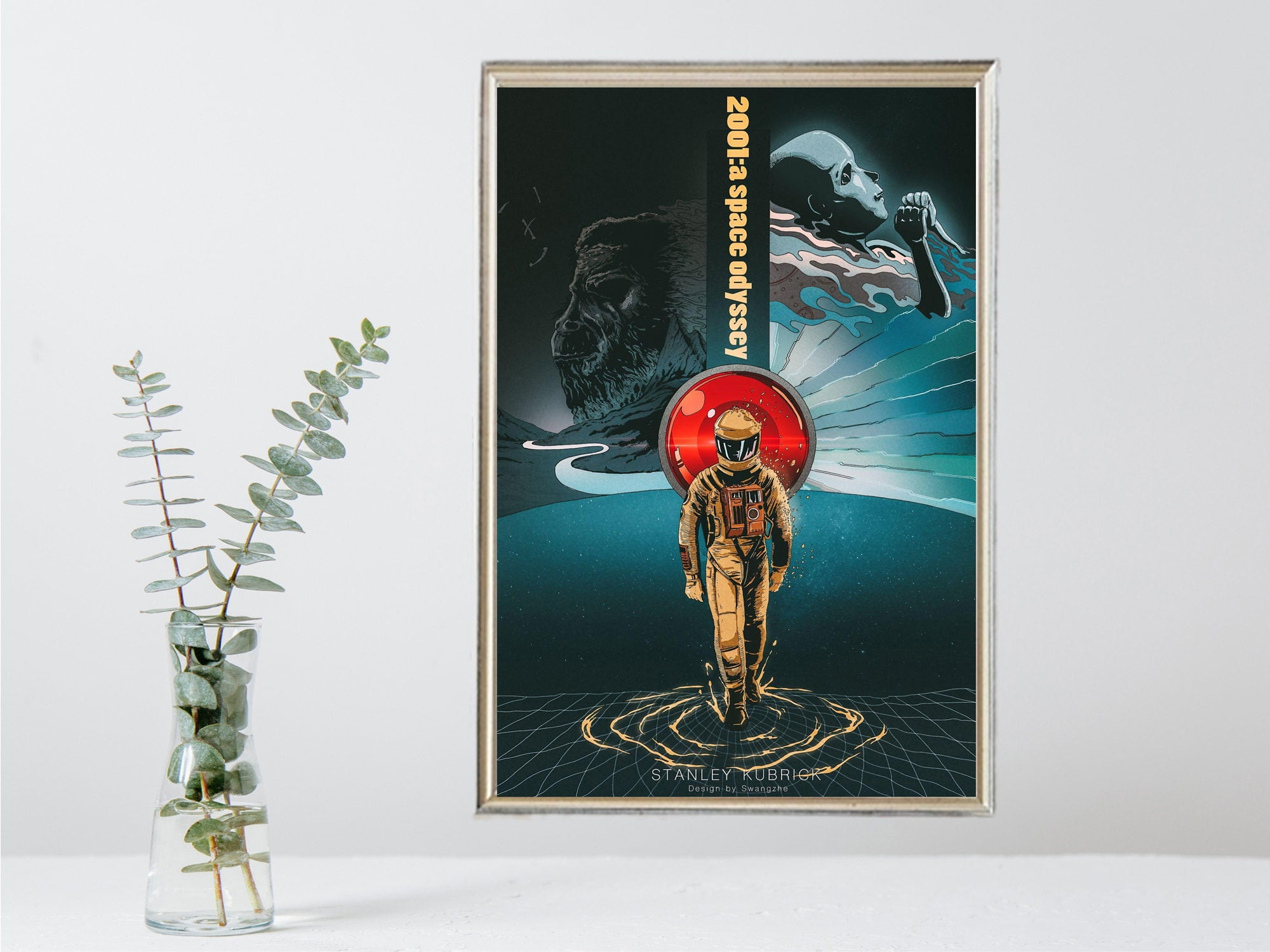 POSTER 2001 A Space Odyssey Movie Poster- Vintage Movie Poster ...