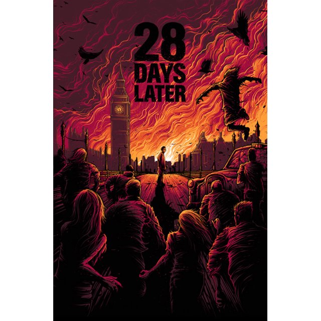 POSTER 2002 28 Days Later Poster| Post-Apocalyptic Horror | Cillian ...