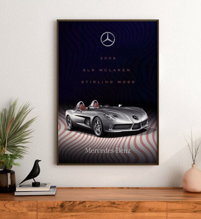 POSTER 2009 Mercedes-Benz SLR McLaren Stirling Moss Poster-12x18 ...