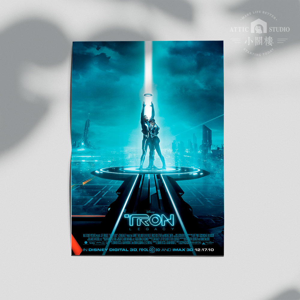POSTER 2010 Tron: Legacy - Vintage Movie Film Poster Print A1 A2 A3 A4 ...