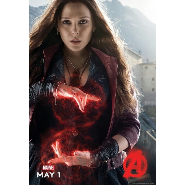 POSTER 2015 Marvel The Avengers Age Of Ultron Poster Scarlet Witch ...